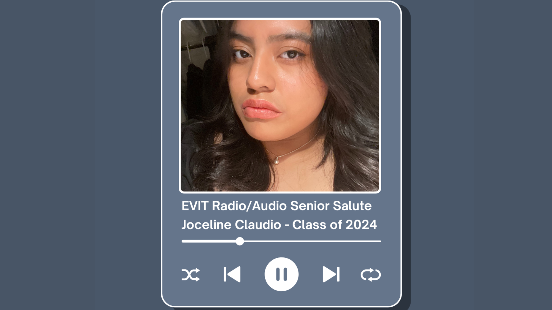 Senior Salute 2024 - Joceline Claudio" - 88.7 The Pulse