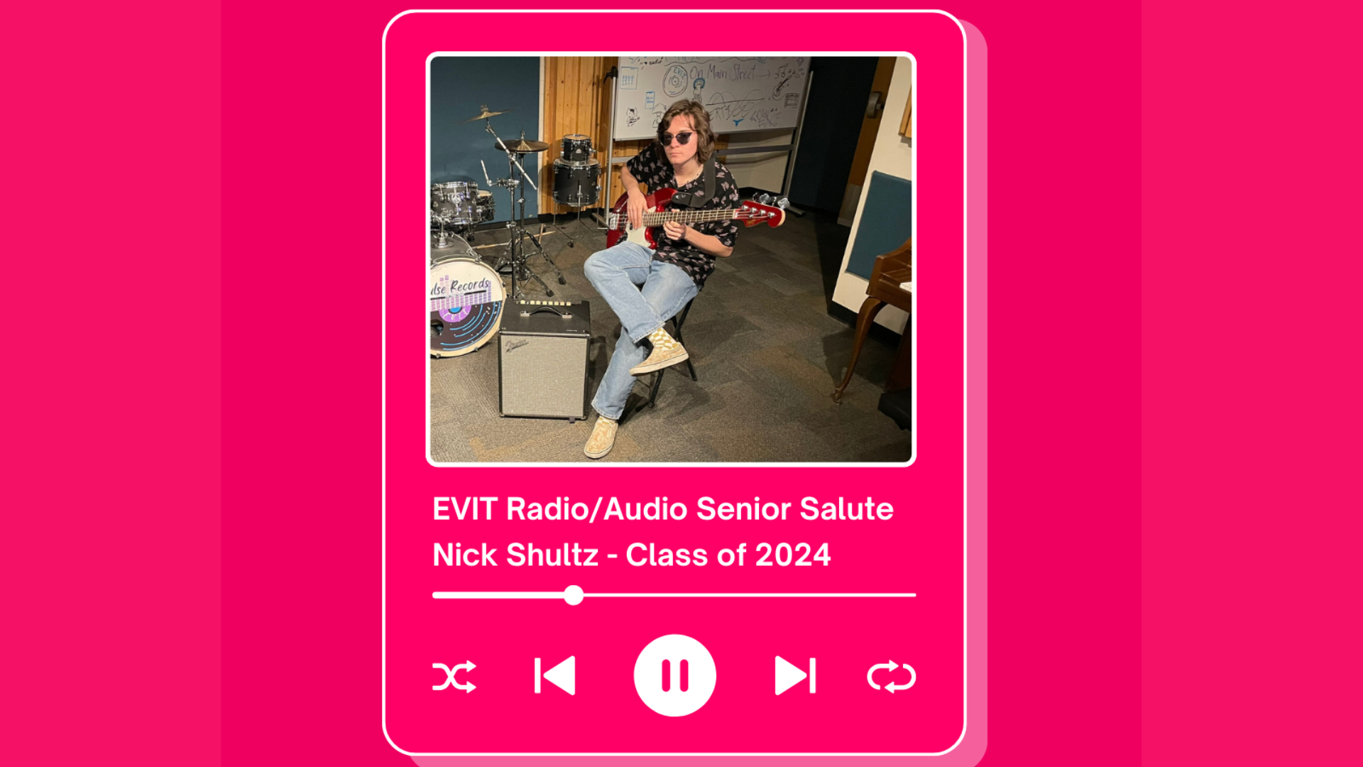 Senior Salute 2024 - Nick Shultz - 88.7 The Pulse